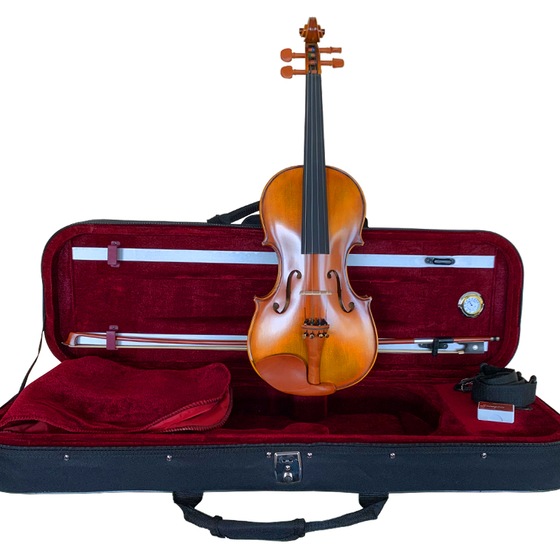 Solid Wood Flame Maple Violin,Hand-varnished Solid Spruce Boxwood Fine ...